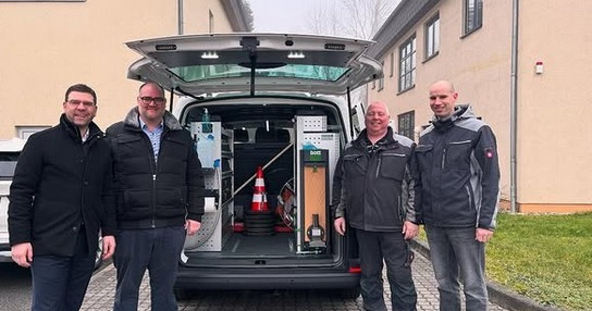 Neues Dienstfahrzeug für den Abwasserverband Modau | Abwasserverband Modau