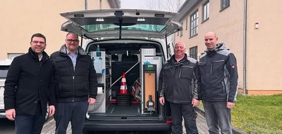 Neues Dienstfahrzeug für den Abwasserverband Modau | Abwasserverband Modau